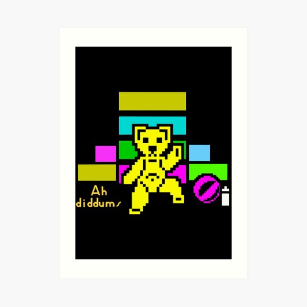 "Ah Diddums - Pixel art (ZX Spectrum) " Art Print for Sale by ...