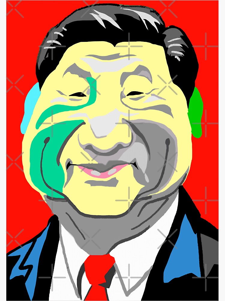 "Best Boys Girls Xi First Day Of Jinping Pop Art Awesome Since" Sticker ...