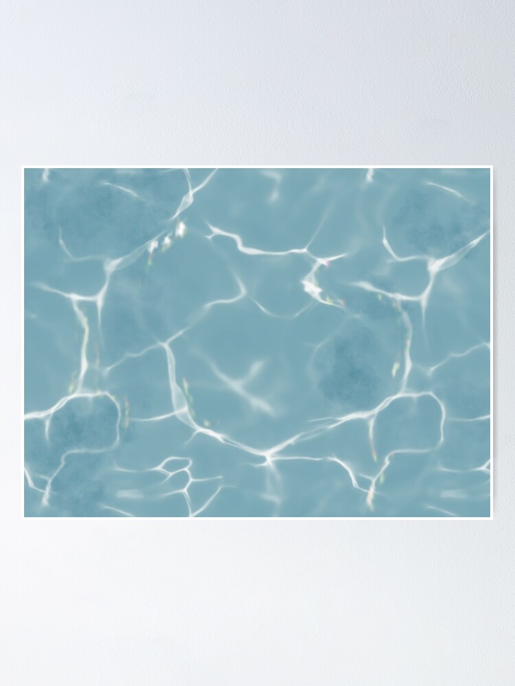 "Ocean Water Ripples drawing" Poster for Sale by FromNewLee | Redbubble