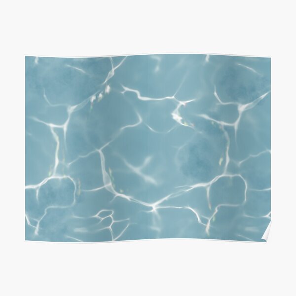 "Ocean Water Ripples drawing" Poster for Sale by FromNewLee | Redbubble