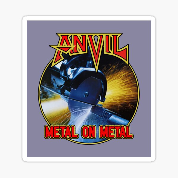 "Anvil: Metal On Metal (Special Edition)" Sticker for Sale by Eds-Rock ...