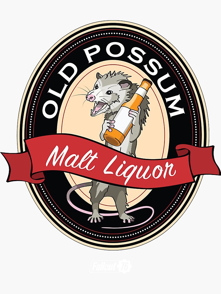 "Old Possum Malt Liquor Fallout 76, I Love This, Logo, Hot Idea ...