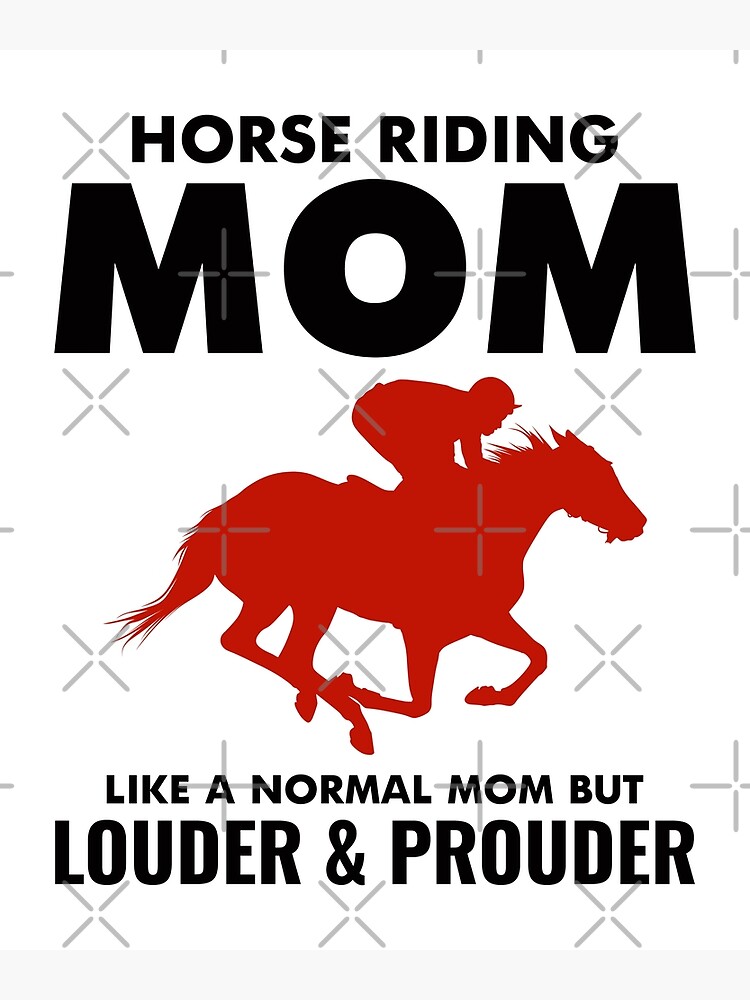 "Barrel Racer Racing Horse Riding Mom Mothers day" Poster for Sale by ...