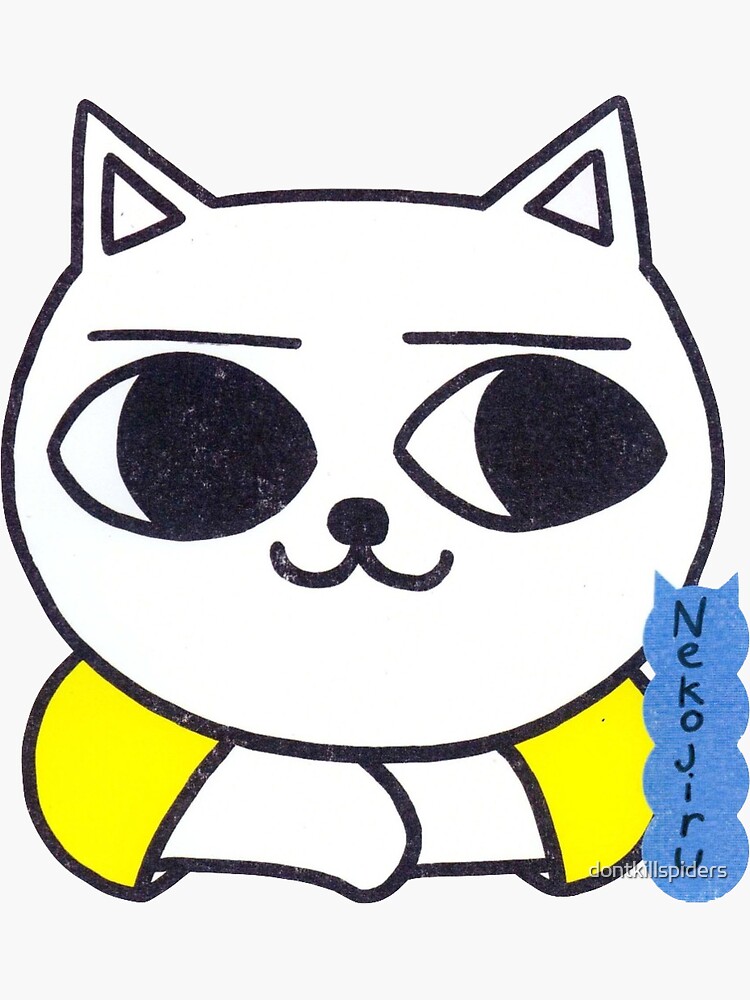"nekojiru" Sticker for Sale by dontkillspiders | Redbubble