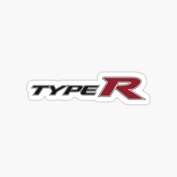 "classic Type R emblem" Sticker for Sale by reffdunn45 | Redbubble