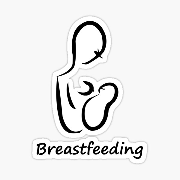 "BreastFeeding" Sticker for Sale by OmegaStores | Redbubble