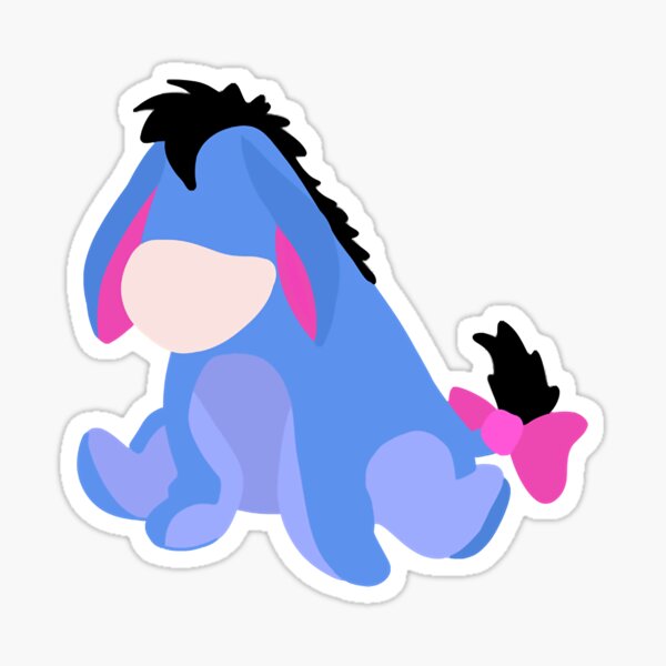 Pegatina «A las chicas les encanta el anime y puedes estar triste Burro ...