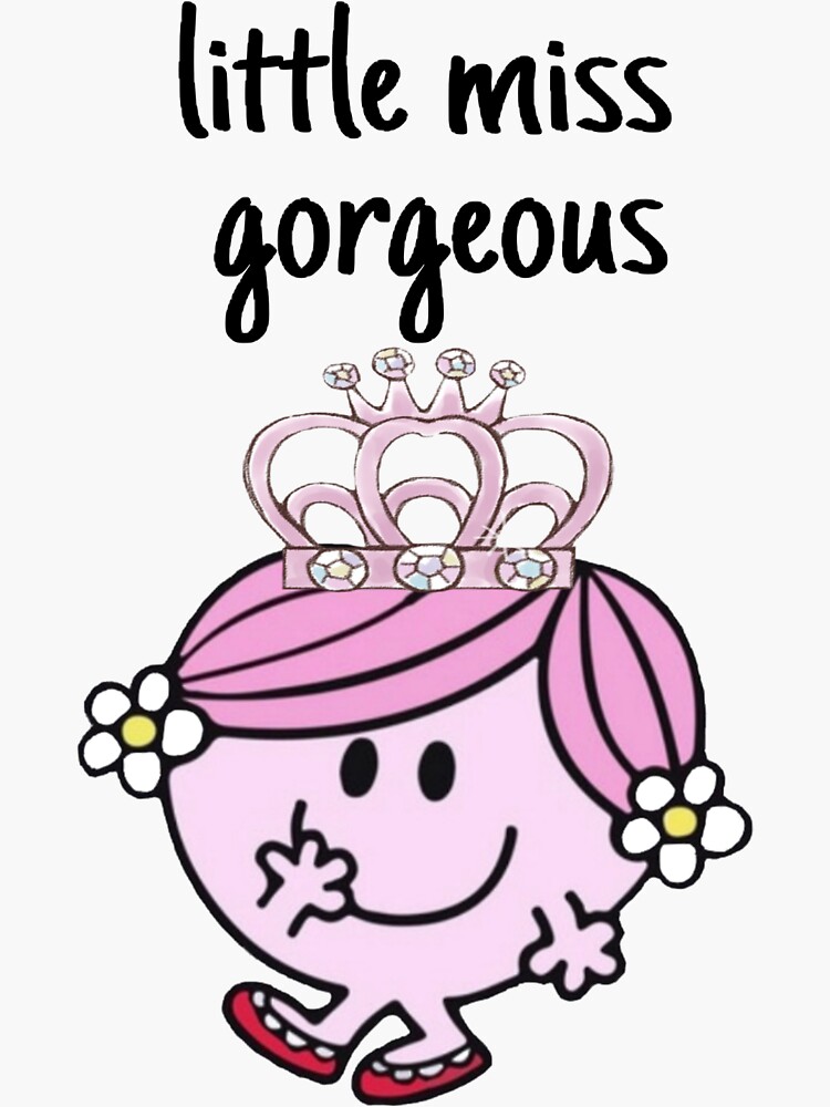 "Little miss" Sticker for Sale by tatouma-shopp | Redbubble