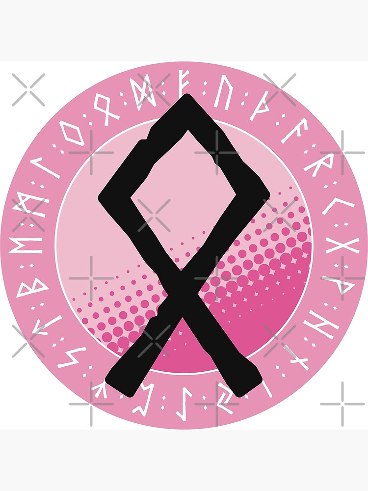"Othala (Ancestry) - Viking Runes and Runic Symbols" Poster for Sale by ...