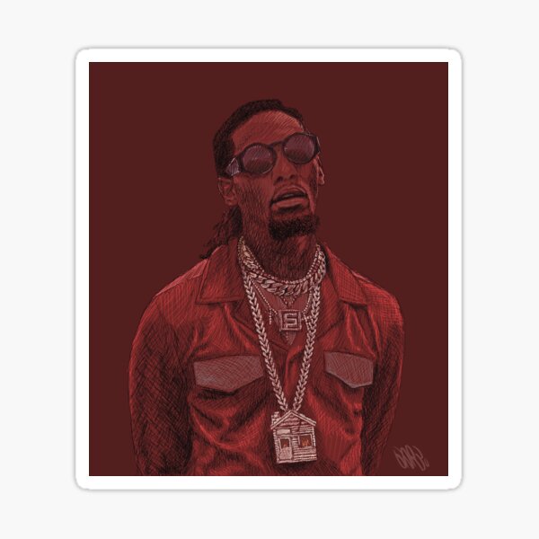 "Offset" Sticker for Sale by barbobarbart | Redbubble