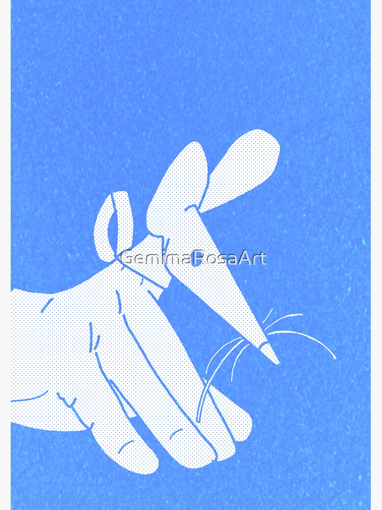 "Finger Mouse" Sticker for Sale by GemimaRosaArt | Redbubble