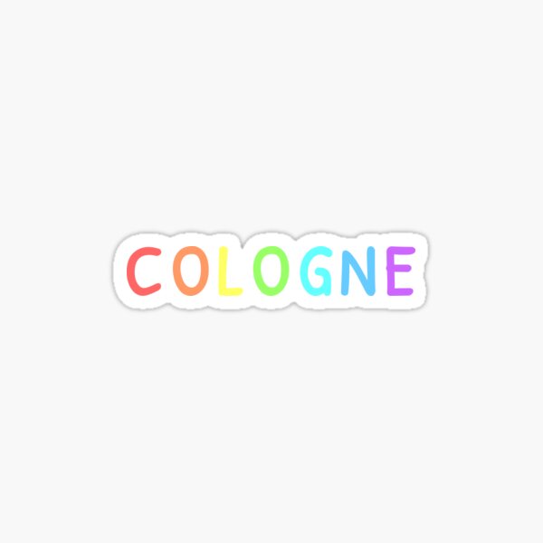 "Cologne City Color" Sticker by lukassfr | Redbubble