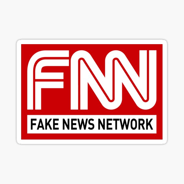 Fake News Network Stickers | Redbubble