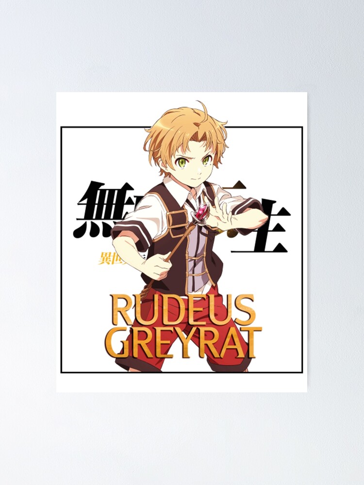 "Character Mushoku Tensei Redeus Greyrat" Poster for Sale by ...