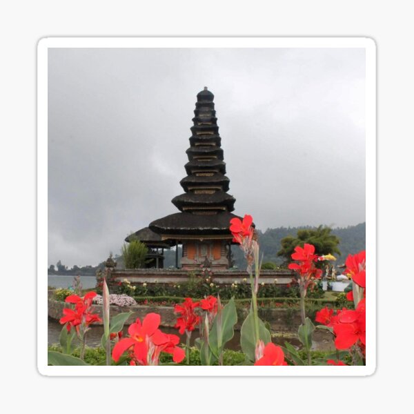 "Bali Temple " Sticker for Sale by rodoullac | Redbubble