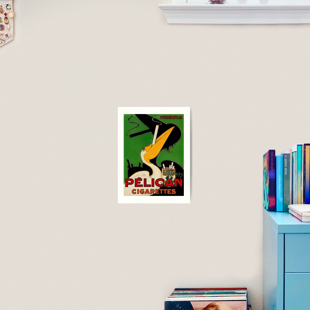 "Pelican Cigarettes Vintage Advertisement Poster" Poster for Sale by ...