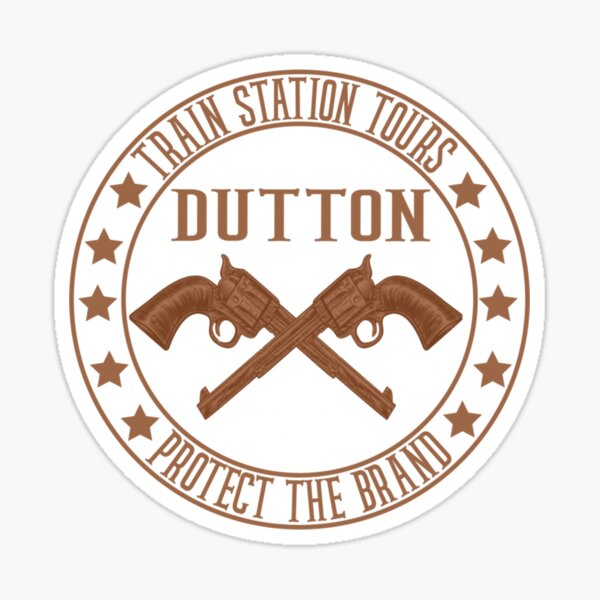 "Yellowstone Dutton Ranc" Sticker for Sale by dikptashi | Redbubble