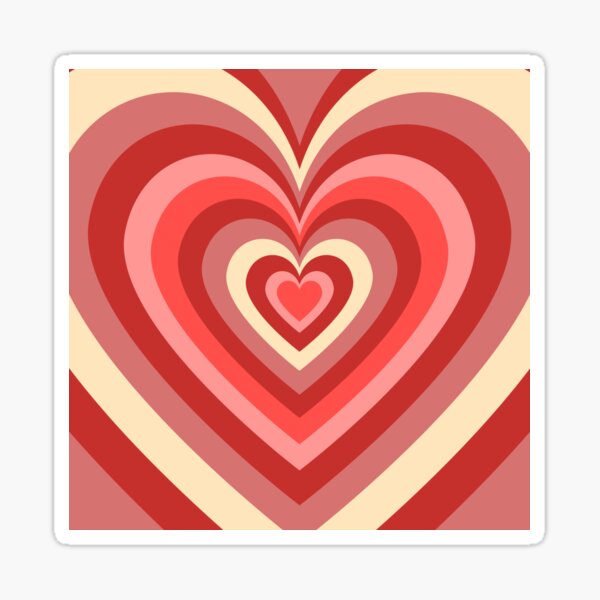 "red hearts" Sticker for Sale by artisticaspace | Redbubble