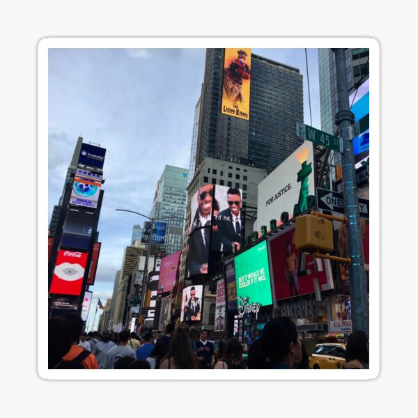 "Times Square" Sticker for Sale by rodoullac | Redbubble