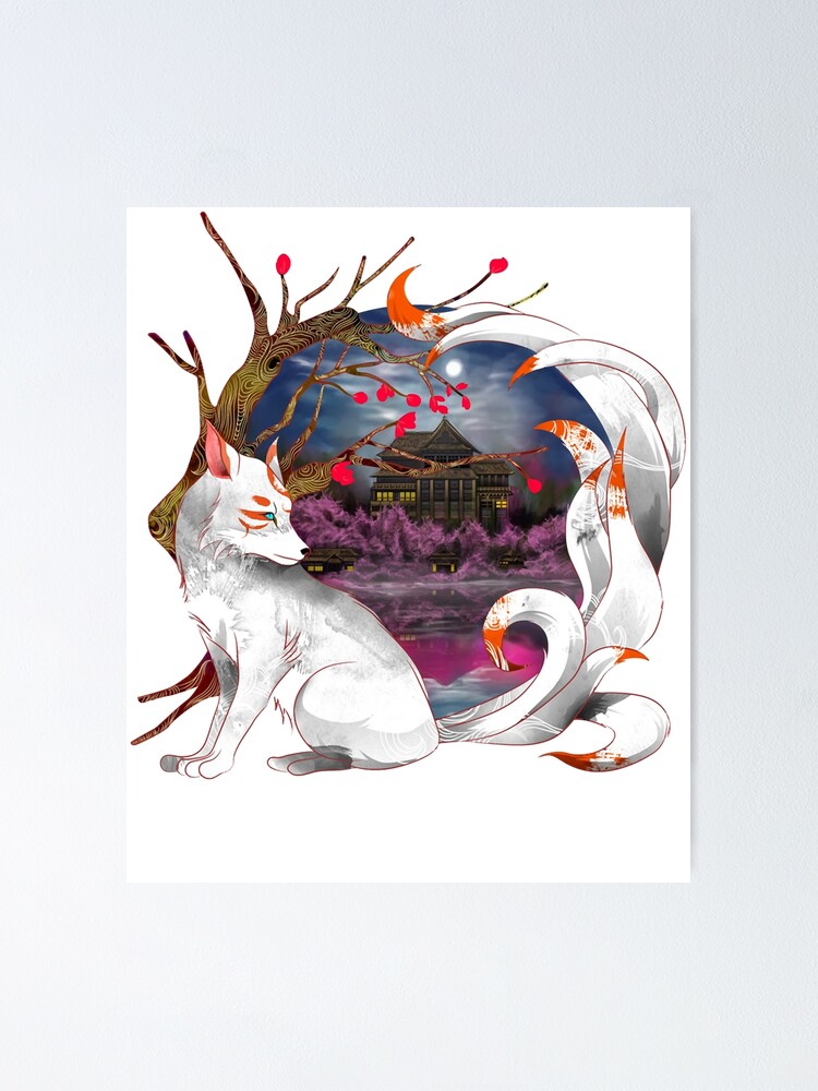 "Gifts For Women Crystal Fox Kitsune In Japanese Folklore Graphic For ...