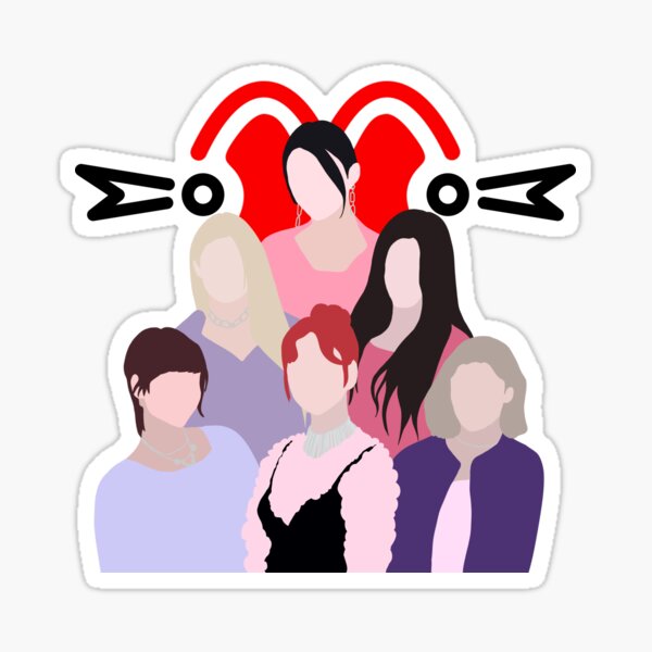 "MomoLand - Members" Sticker for Sale by PiXell02 | Redbubble
