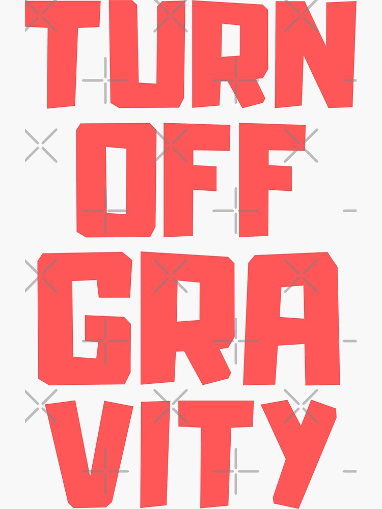 "Turn Off Gravity Calisthenics" Sticker for Sale by 5thseason-shop ...