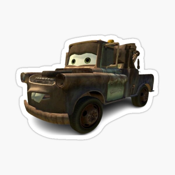 "Tow Mater " Sticker for Sale by RomanBellicEnt | Redbubble