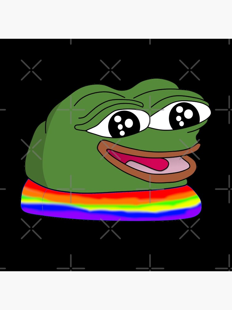"Peepo Happy LGBT " Poster for Sale by mrlazypl | Redbubble