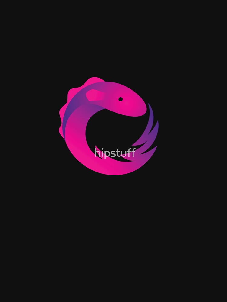 "RxJS Logo" Essential T-Shirt for Sale by hipstuff | Redbubble