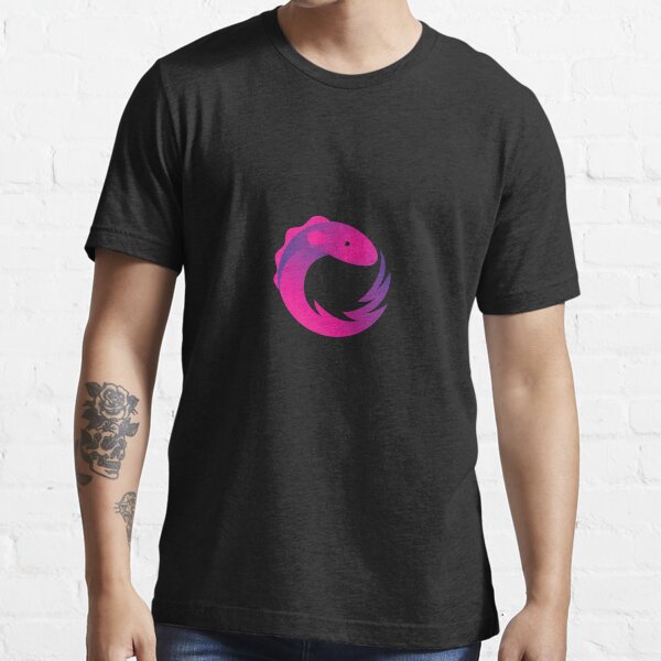 "RxJS Logo" Essential T-Shirt for Sale by hipstuff | Redbubble