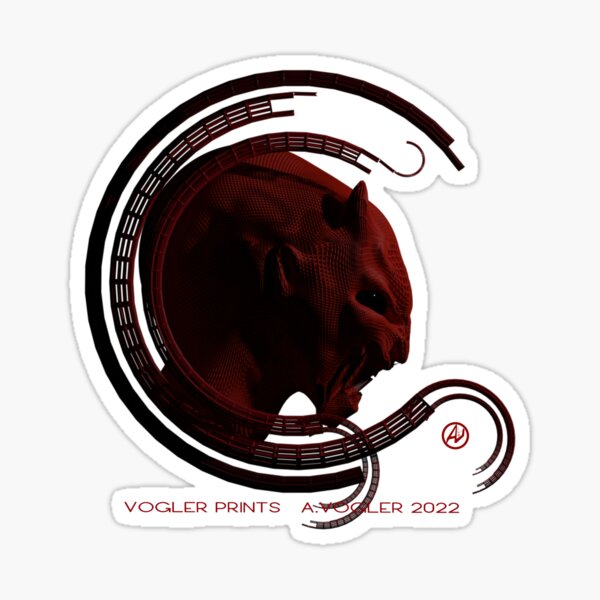 "DARK ART #151" Sticker for Sale by voglerprints | Redbubble