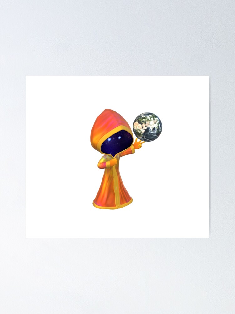 Póster «Aethan - Modelo de personaje espacial con Hold The Earth en sus ...