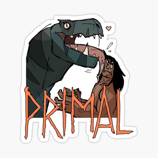 "genndy tartakovskys primal #1" Sticker for Sale by MoreInUrPockets | Redbubble
