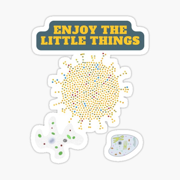 "microbiologists enjoy the little things" Sticker for Sale by ...