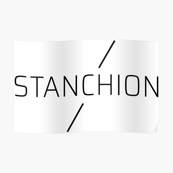 Póster «Logotipo de Stanchion Zine» de StanchionZine | Redbubble