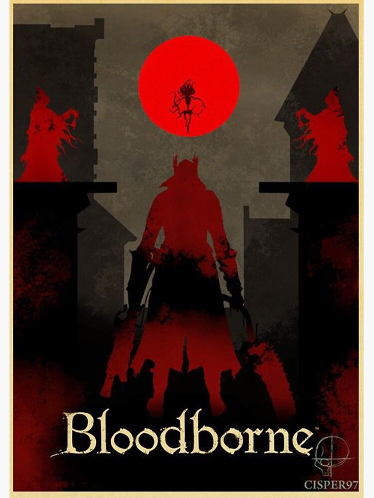 "Bloodborne" Sticker for Sale by zikoloco1 | Redbubble