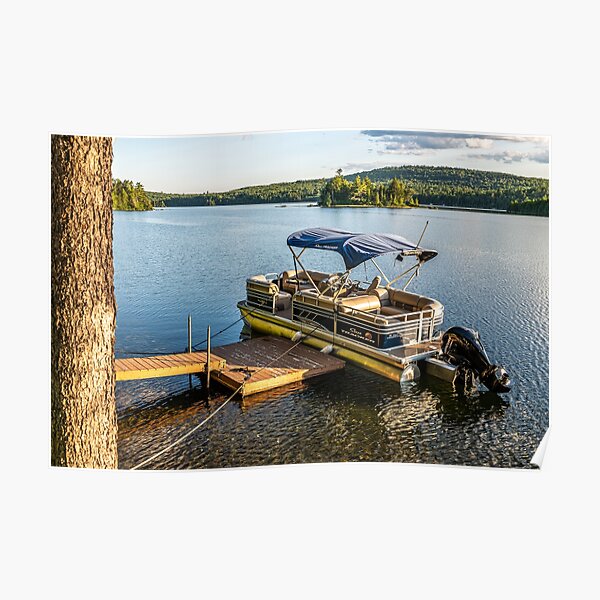 "Docked pontoon" Poster for Sale by StewieStrout | Redbubble