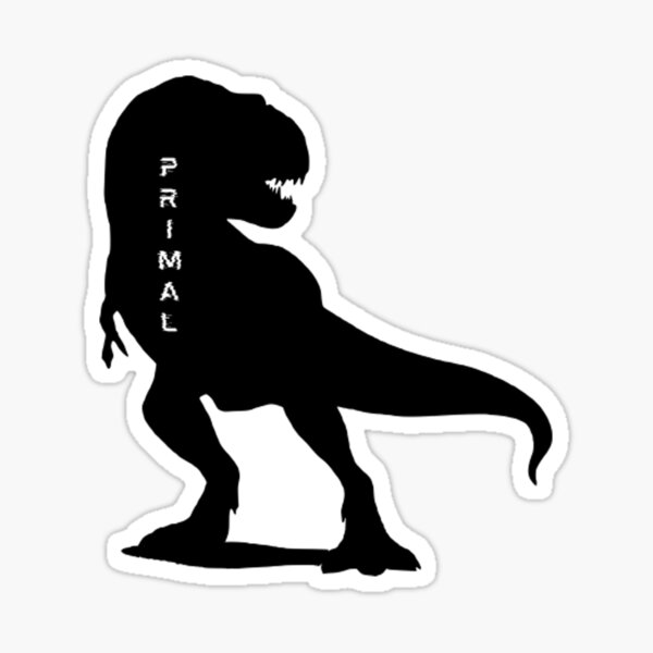 "Primal[[" Sticker for Sale by Showmee | Redbubble