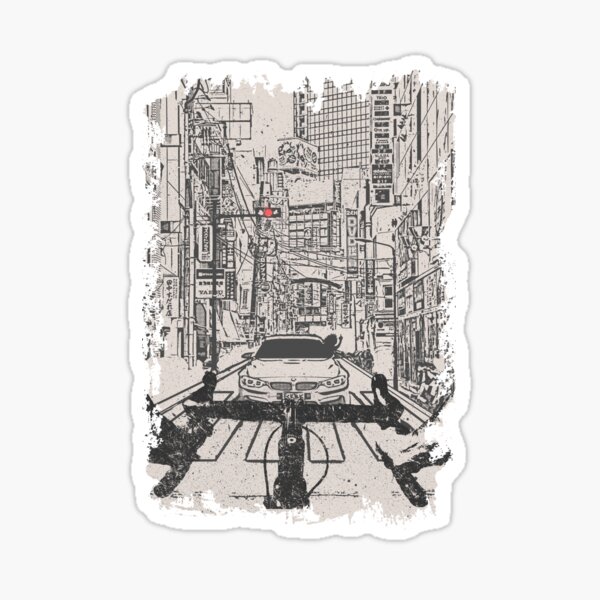 "Anime Bike Punk Girls" Sticker for Sale by tabemisa | Redbubble