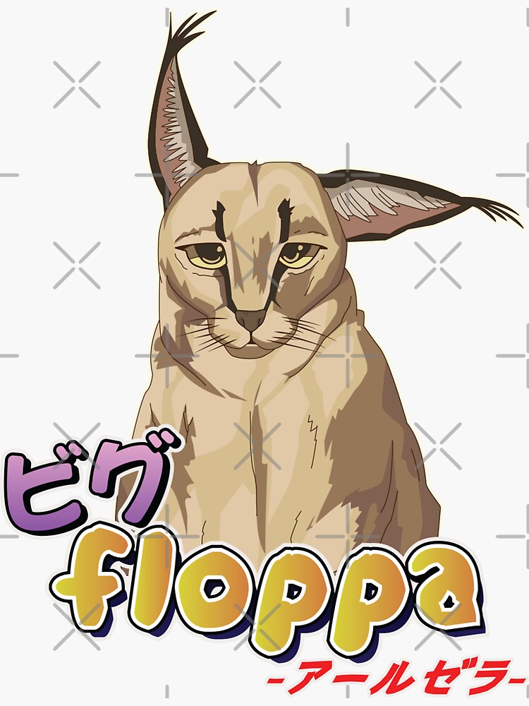"Anime floppa" Sticker for Sale by Rzera- | Redbubble