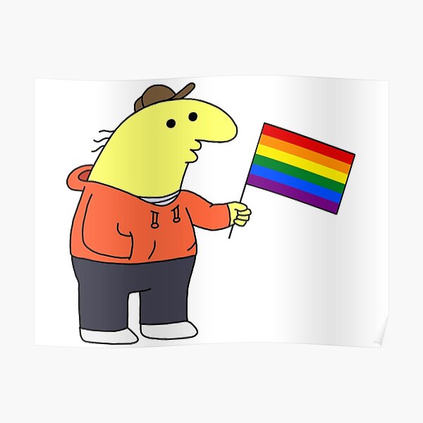 "charlie pride flag" Poster for Sale by spookymim | Redbubble
