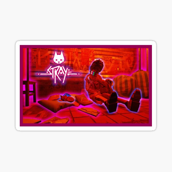 "stray game" Sticker for Sale by SUNKNIGHT17 | Redbubble
