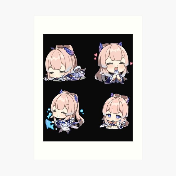 "Sangonomiya Kokomi - Genshin Impact Sticker" Art Print for Sale by ...
