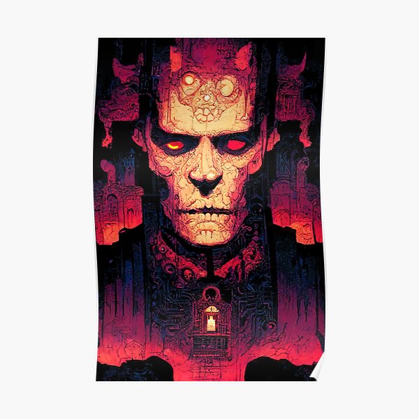 "Overseer of Hell" Poster for Sale by ErianAndre | Redbubble