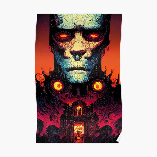 "Overseer of Hell" Poster for Sale by ErianAndre | Redbubble
