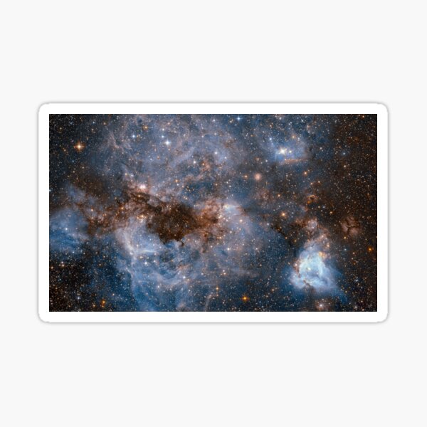 "NASA Hubble Space Telescope Image of Stellar Nursery LMC " Sticker for ...