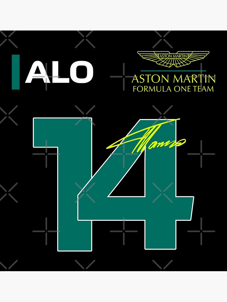 Póster «Fernando Alonso 14 Aston Martin f1 2023» de larsmeijer11 ...