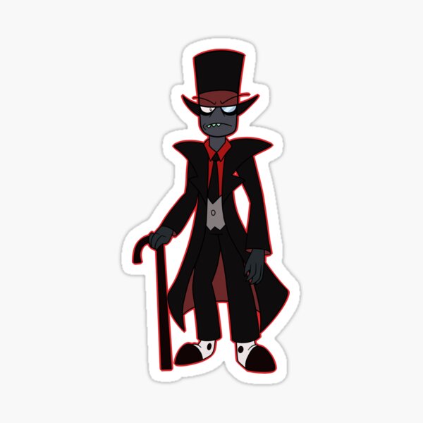 "Black Hat" Sticker by AgentKulu | Redbubble