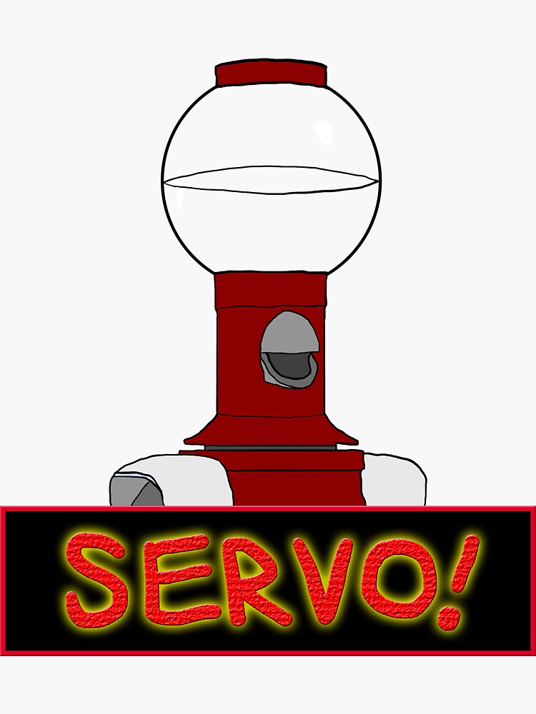 "SERVO! (MST3K)" Sticker by ssbmjacks | Redbubble