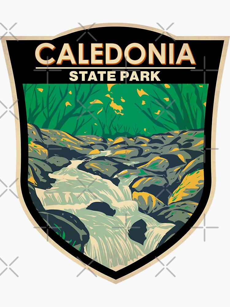 "Caledonia State Park Pennsylvania Vintage Badge" Sticker for Sale by ...